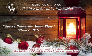 Tema Natal GKII 2016 – Gereja Kemah Injil Indonesia